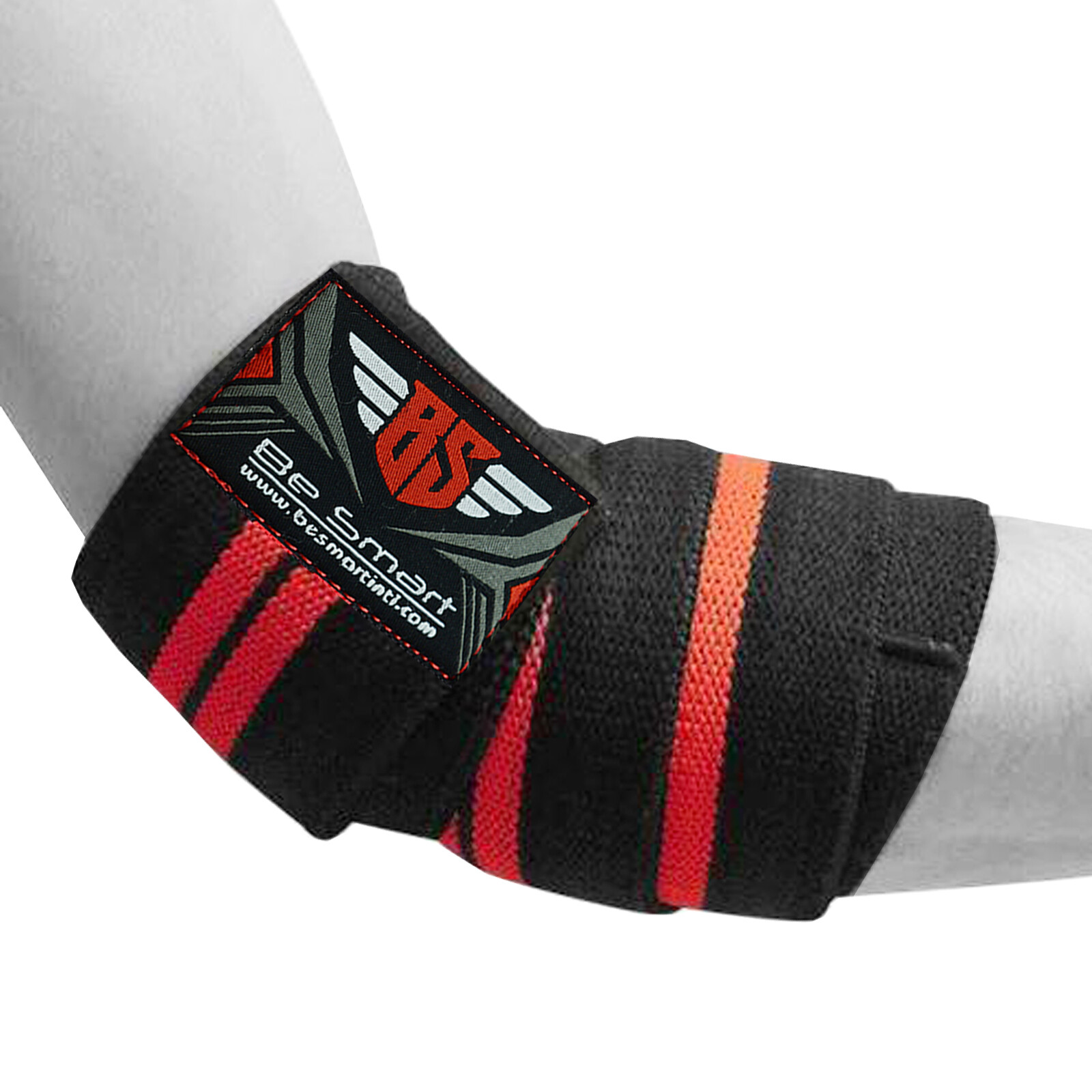 HEAVY DUTY ELBOW SLEEVES SUPPORT WRAPS STRAPS GYM POWER WEIGHT LIFTING ...