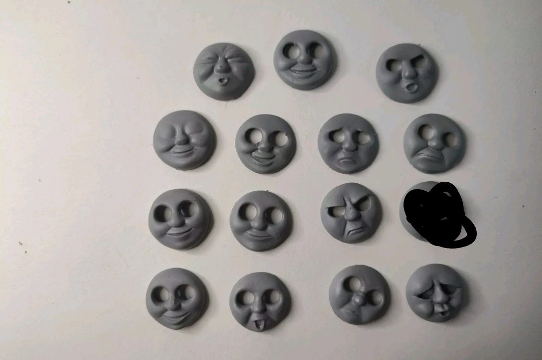 HO/OO Scale Bachmann Thomas Custom 3D Printed Faces | eBay