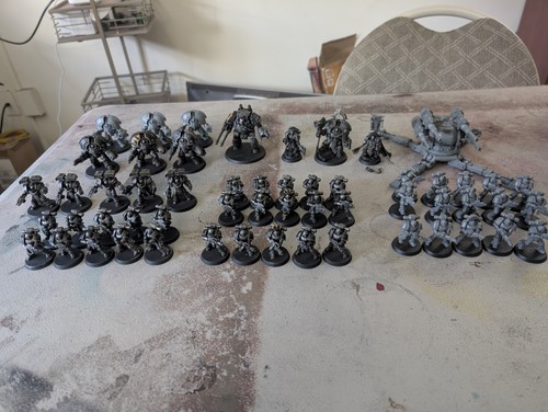 Warhammer 30k Painted Iron Warrior Army Lot Saturnine Horus Heresy ...