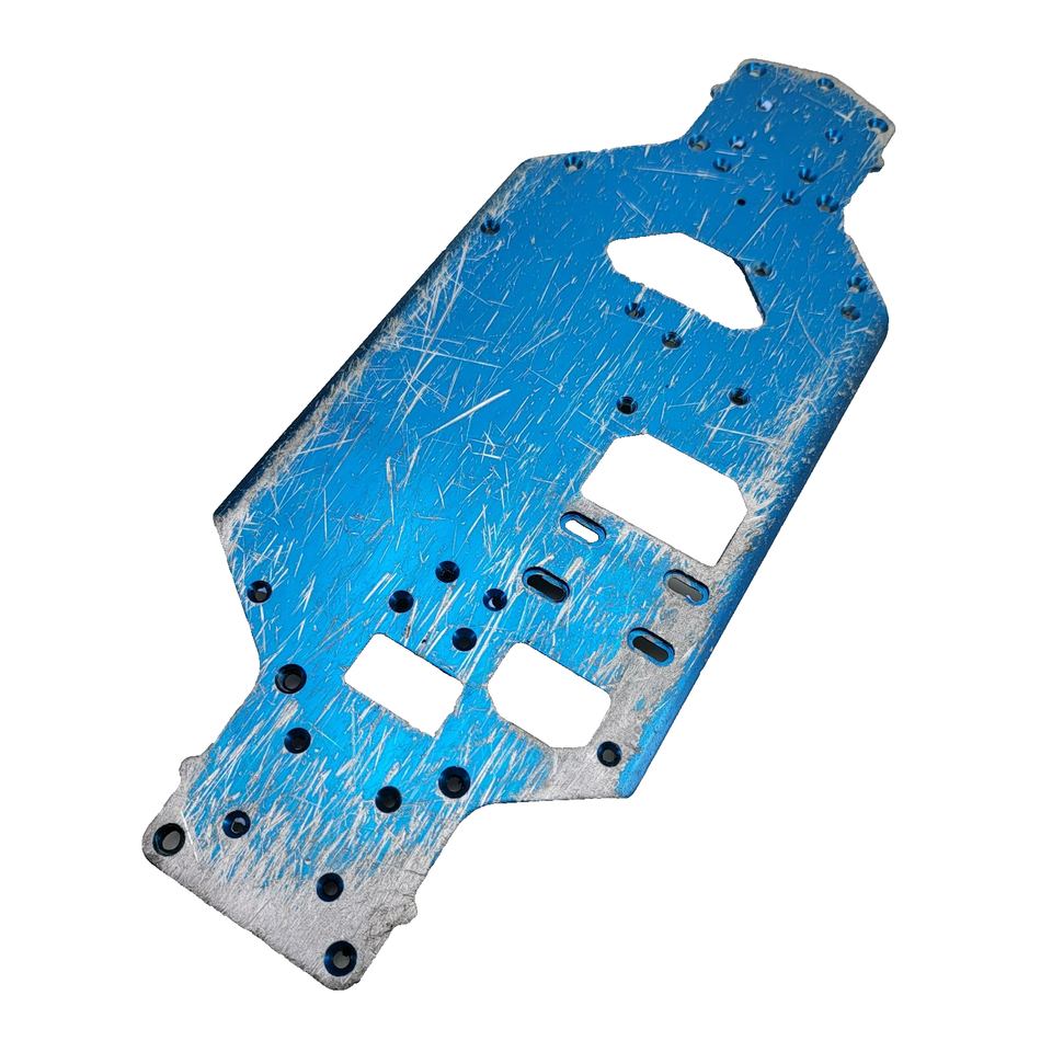 Team Associated Nitro TC3 blue aluminum chassis | eBay