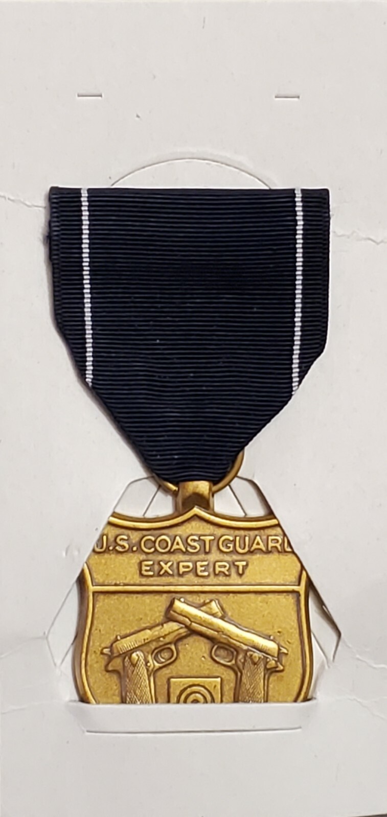 US COAST GUARD MARKSMAN MEDAL EXPERT PISTOL MARKSMANSHIP FULL SIZE LIGI ...