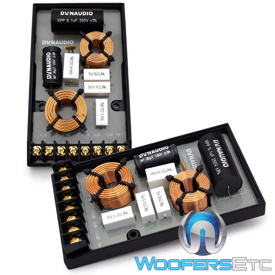 DYNAUDIO X232 ESOTAN 2-WAY CROSSOVERS for MIDWOOFERS & TWEETERS CAR ...