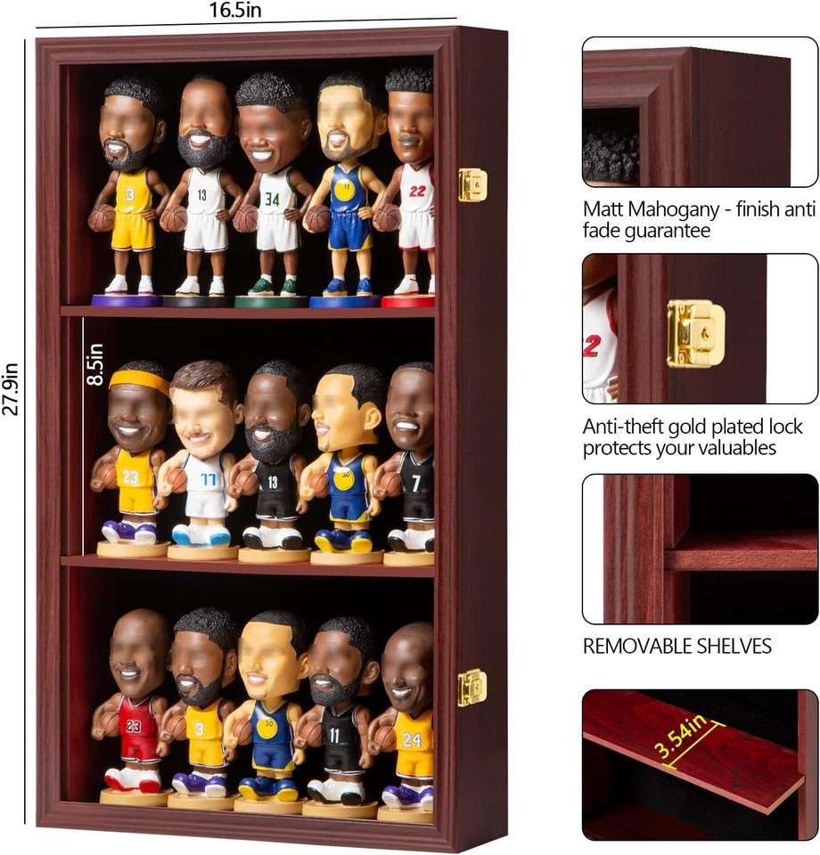 Bobblehead Display Case Action Figure Display Case Bobble Head Shadow ...