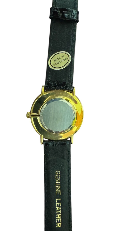 Luxury Men GOLD Steampunk Skeleton GENEVA QUARTZ Stainless Steel Wrist ...