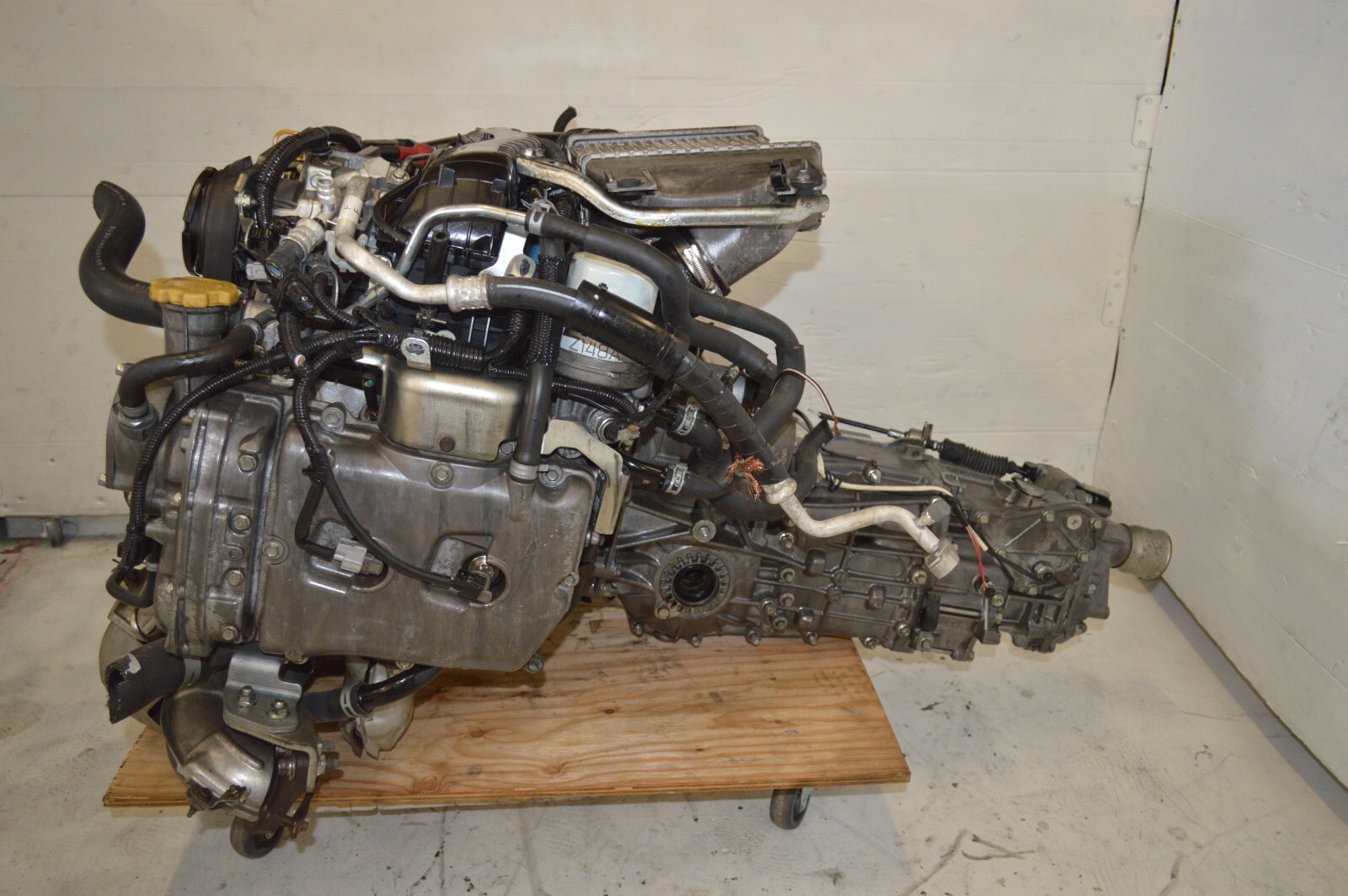 JDM SUBARU EE20 FORESTER TURBO DIESEL 2.0L ENGINE 6 SPEED TRANSMISSION ...