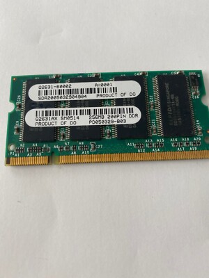 256MB Genuine HP Laserjet 4700 4730 Original Printer Memory Q2631-60002 ...
