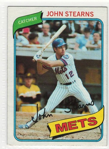 John Stearns 1980 Topps Baseball #76 Mets | eBay