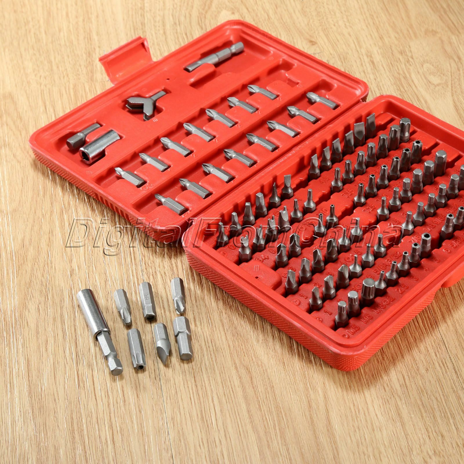 100pc Security Magnetic Bit Set Screwdriver Holder Nut Impact Driver Adaptor Kit | eBay