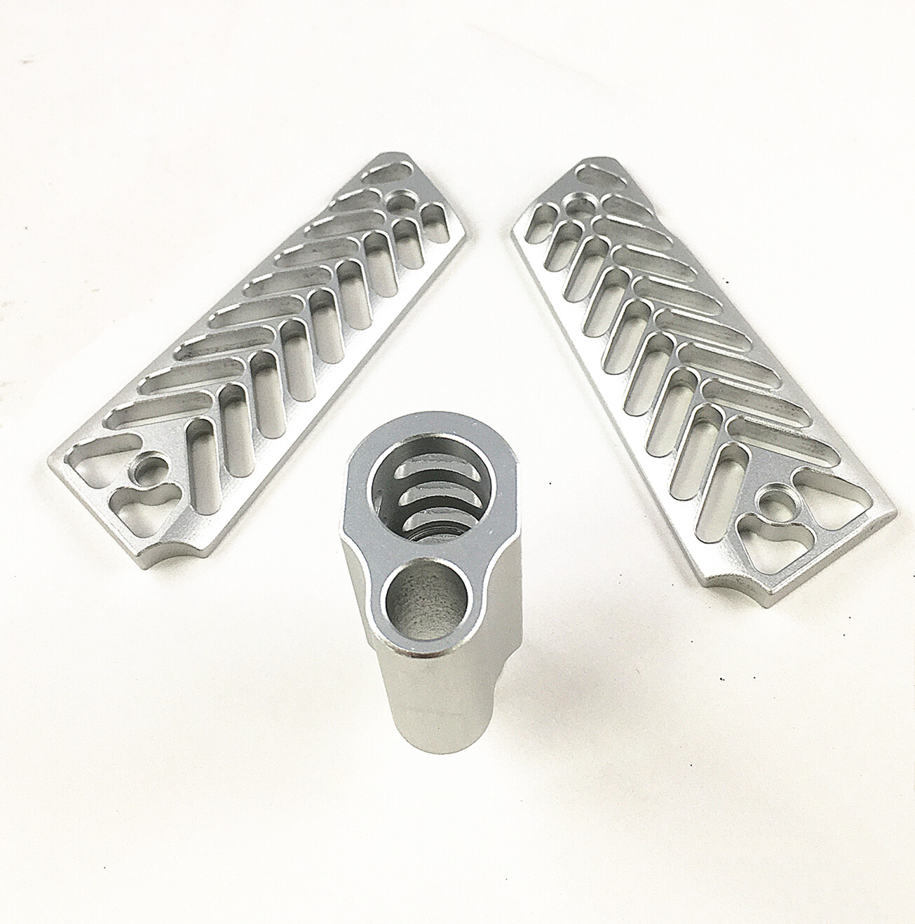 DB TAC 1911 Muzzle Brake With Skeleton Aluminum 1911 Grips Fit Gov. and ...