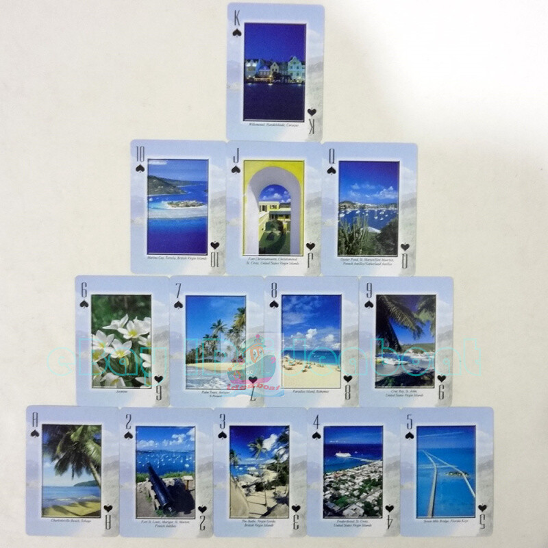 Deck 54 cards of The Caribbean Scenery Ahoy Matey collecting Playing ...