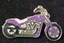 Purple Ribbon Pin Motorcycle Awareness Epilepsy Cystic Fibrosis Cancer ...