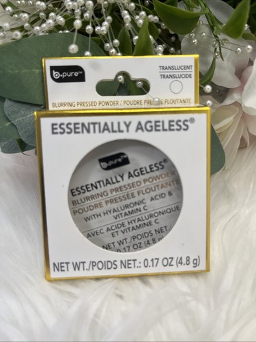 B Pure Essentially Ageless Blurring Pressed Powder, Translucent New | eBay