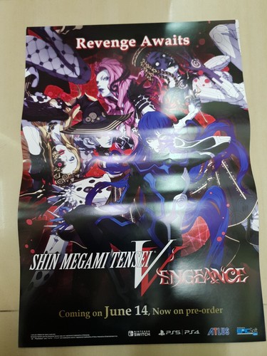 SMT V: Vengeance + Unicorn Overlord Poster (H 58cm x L 42cm) (BN/PS5 ...