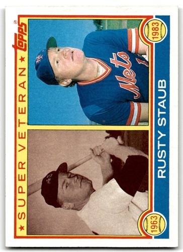 1983 Topps Rusty Staub Houston Colt .45's/New York Mets #741 NM+ | eBay