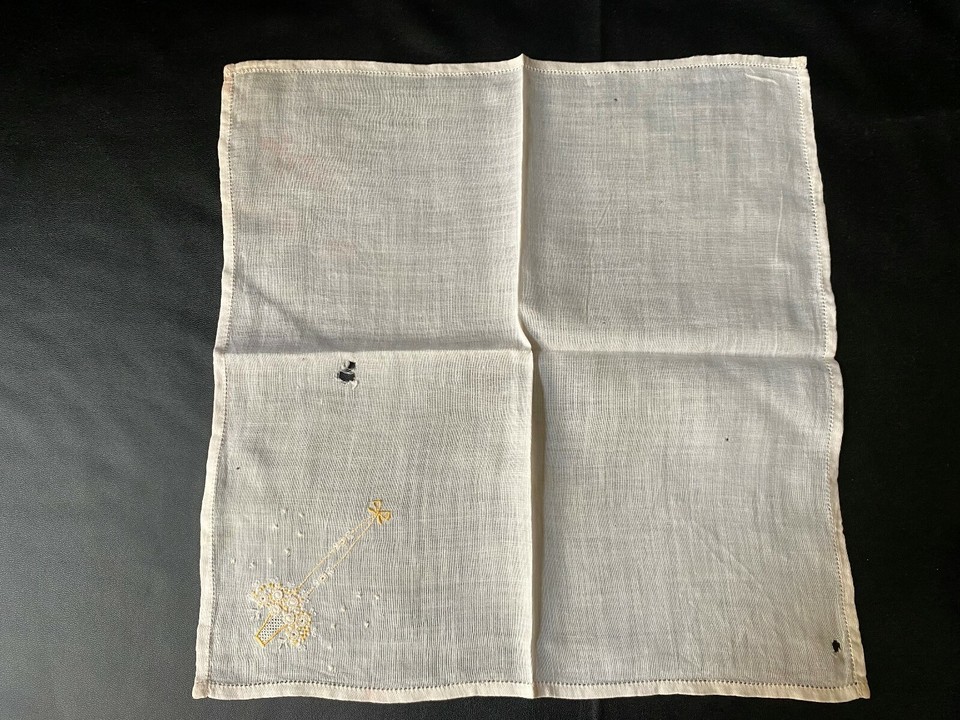 7 Vtg Damaged Handkerchiefs | eBay