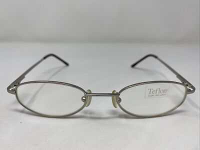 Teflon Clear Coat Lenses Silver Metal Full Rim Eyeglasses Frame D447 | eBay