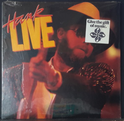 HANK WILLIAMS JR. - HANK LIVE 1987 STILL SEALED ALBUM WARNER/CURB REC ...
