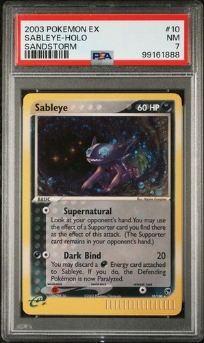 Pokemon PSA 7 Sableye 10/100 Holo Rare EX Sandstorm Near Mint | eBay