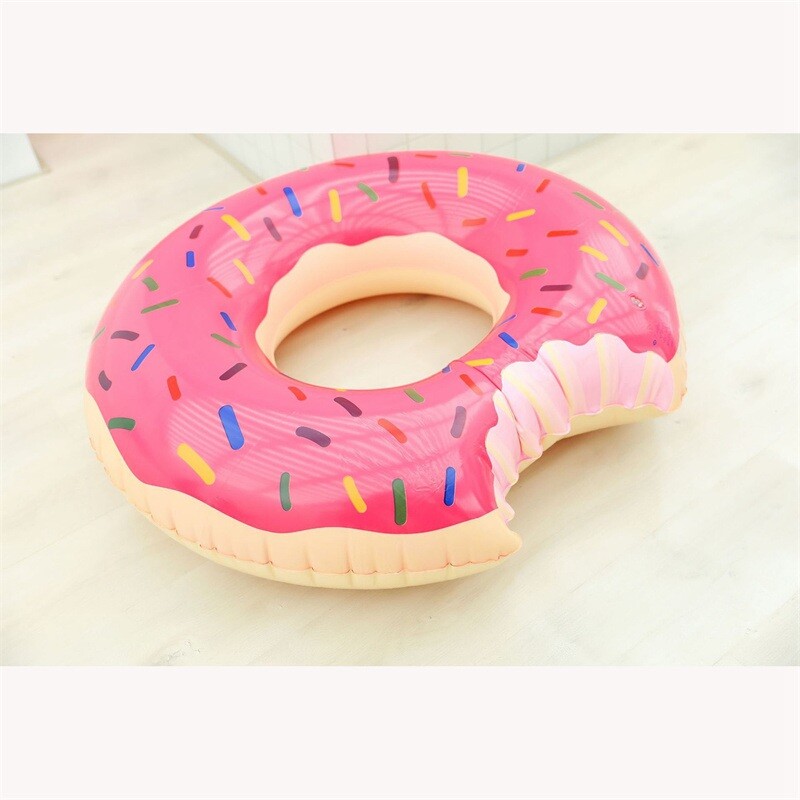 Beach Swim Ring Inflatable Donut Float Adults Swimming Pool Giant ...