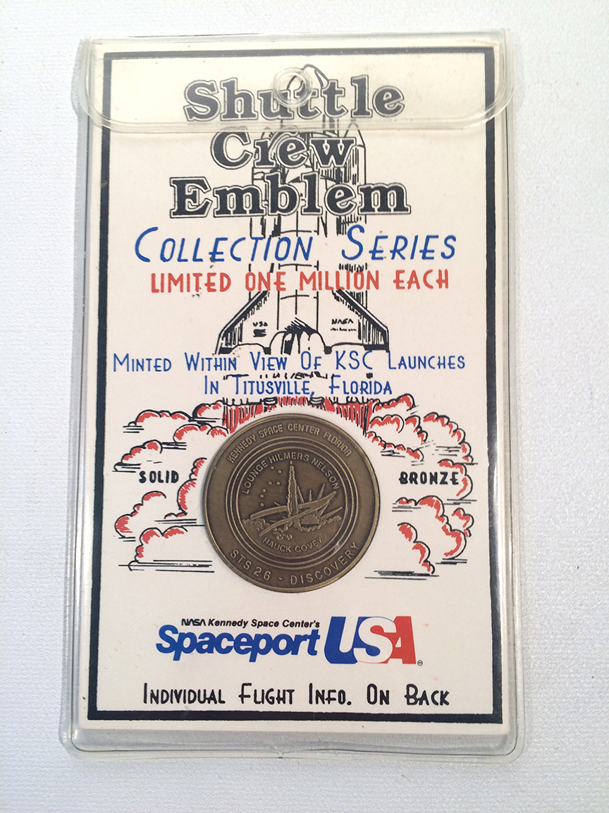 Shuttle Crew Emblem Solid Bronze Collection Series STS26 Discovery 1988 ...