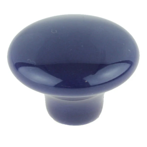 Qty 25-Navy Blue (Dark Blue) 1-1/2" Round Ceramic Decorative Knobs w/ 1" Screws | eBay