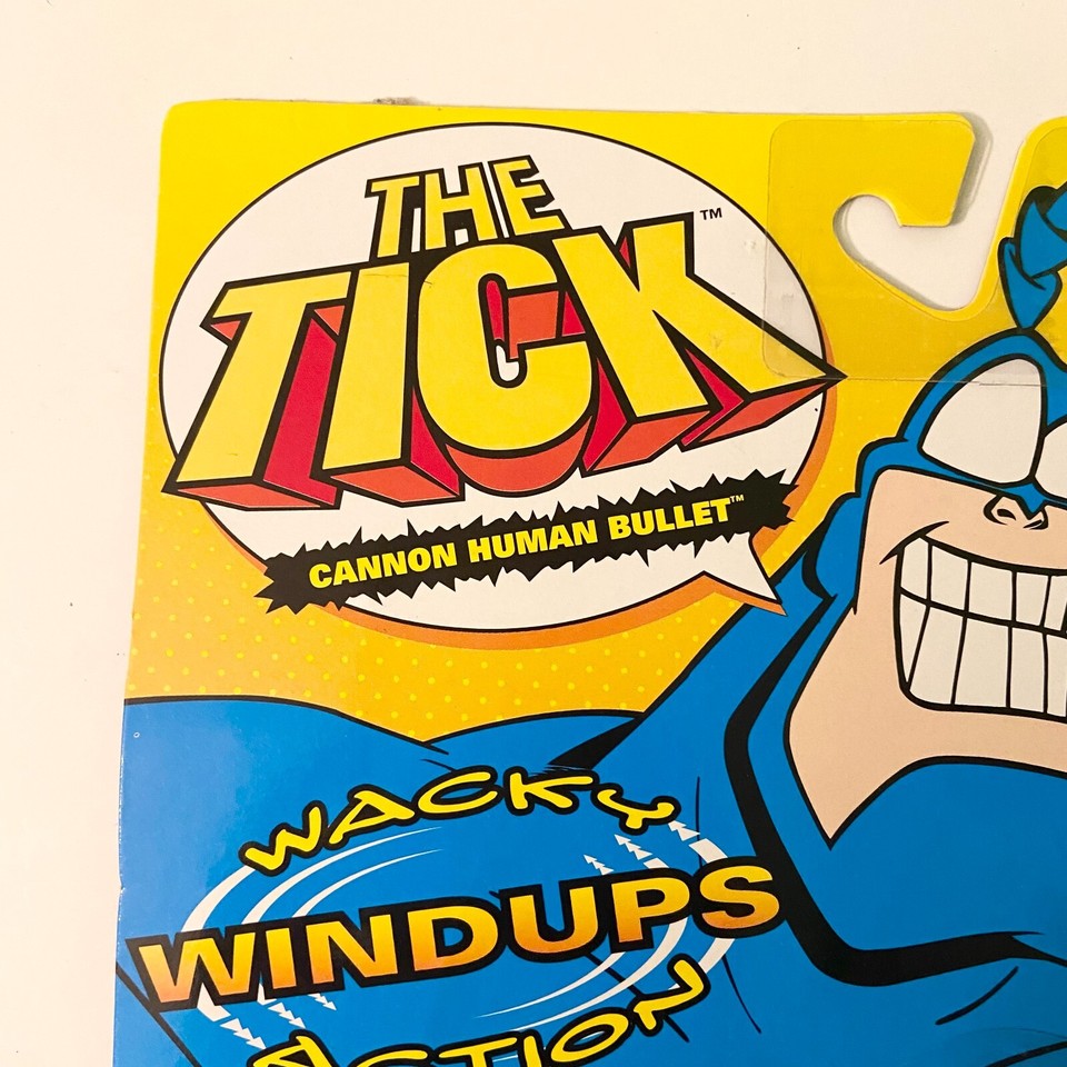 Vintage 1995 The Tick Cannon Human Bullet Cartoon Wacky Wind Up Action ...