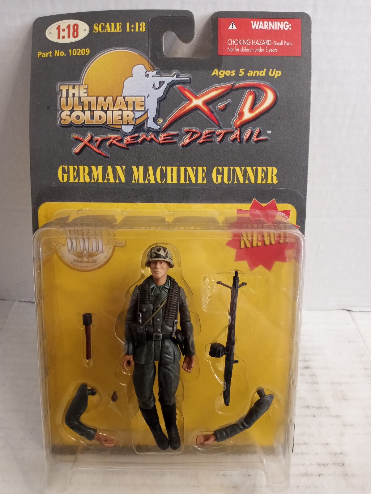 The Ultimate Soldier XD Xtreme Detail 1/18 German Machine Gunner 10209 ...