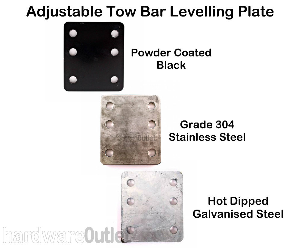 TOW BAR Drop PLATES Electric Mounts Bumper Protector Leveling Plates ...