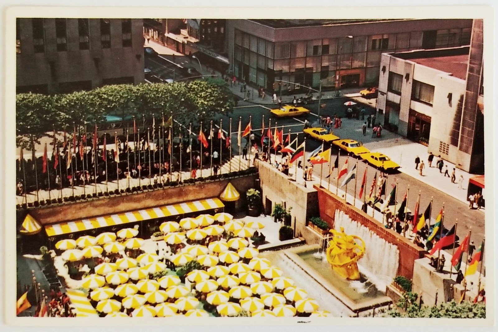 Promenade Cafe Rockefeller Center United Nations NEW YORK CITY Postcard ...
