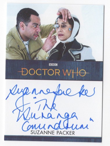 Suzanne Packer Eve Cicero DOCTOR WHO Series 11 & 12 Inscription ...
