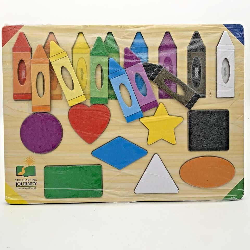 The Learning Journey Lift & Learn Puzzle - Colors & Shapes: 16 Pcs | eBay