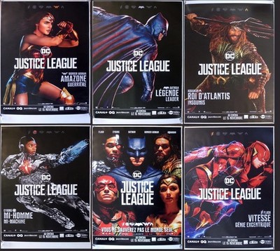 JUSTICE LEAGUE - DC COMICS BATMAN - RARE CHARACTER BUS STOP MOVIE ...