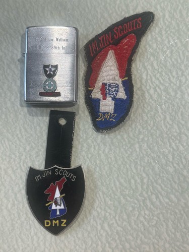 Vietnam War Era 2nd Infantry Division Imjin Scouts Named Lighter Badge ...