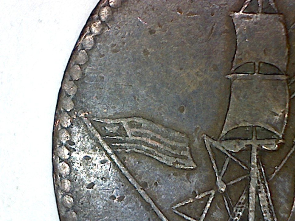 CANADA TOKEN SHIPS COLONIES & COMMERCE WITH AMERICAN FLAG | eBay