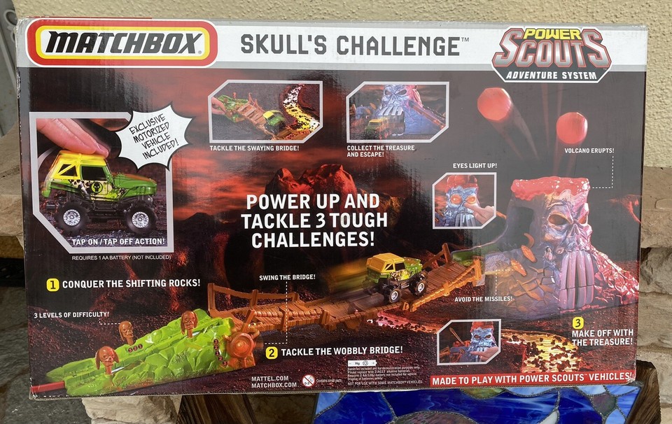 New Sealed MATCHBOX Skull's Challenge Power Scouts Adventure System Set ...