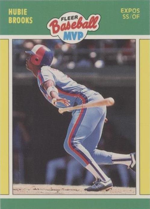1989 Fleer Baseball MVP - Hubie Brooks #5 for sale online | eBay