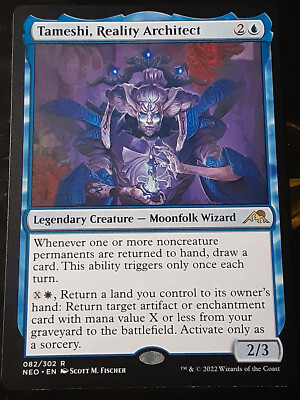 Tameshi Reality Architect , Kamigawa Neon Dynasty ,Near Mint ,MTG,FREE ...