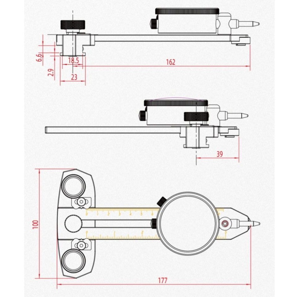 Precision Dial Indicator Table Saw Basic Kit For Aligning Calibrating Machinery | eBay