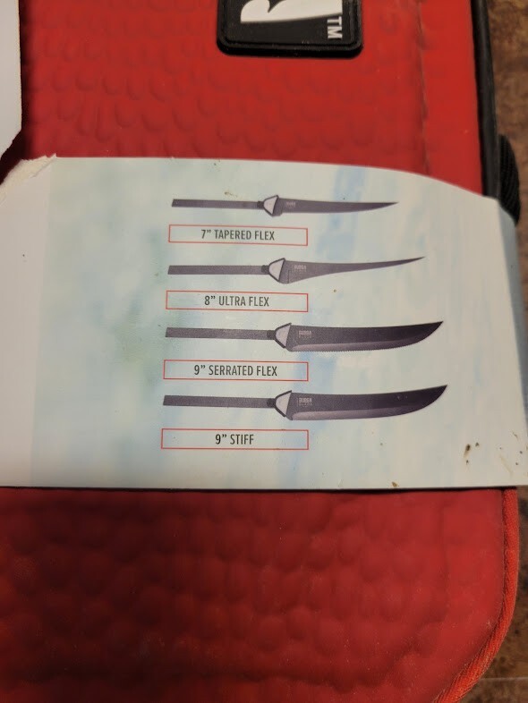 Bubba Multi-Flex Interchangeable Blade Fillet Kit/Red - HOT BRAND NEW ...