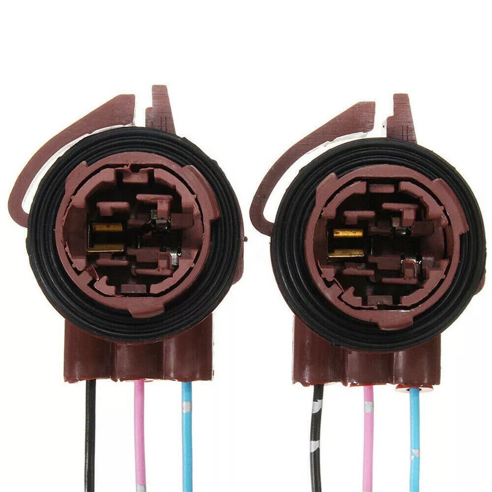 2pc Bulb Harness Wire Plug 3157 4157 for Turn Signal Brake Light Socket ...