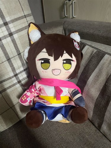 Anime Blue Archive Kuda Izuna Plush Doll Sitting Pose Dress Up Stuffed ...