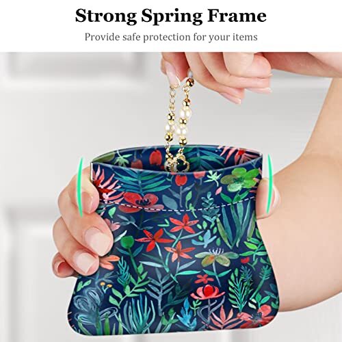 Squeeze Coin Purse, PU Leather Coin Pouch Change Holder for Woman ...