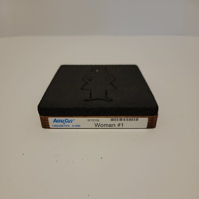 ACCUCUT Woman #1 Wooden Die Cuts Ellison Scrapbooking Dies paper W1310L ...