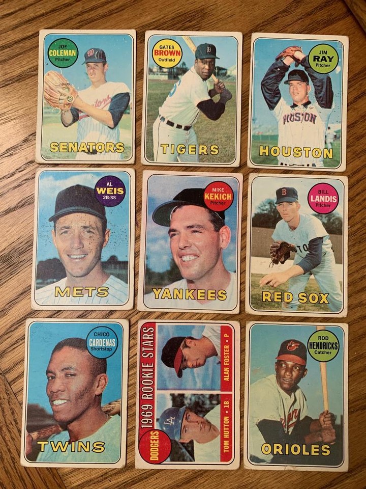 1969 Topps Baseball Complete your set Poor to Good 1 - 664 | eBay