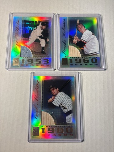 Lot of 3 - 2003 Topps Tribute Perennial All Star - Game Used Bat ...