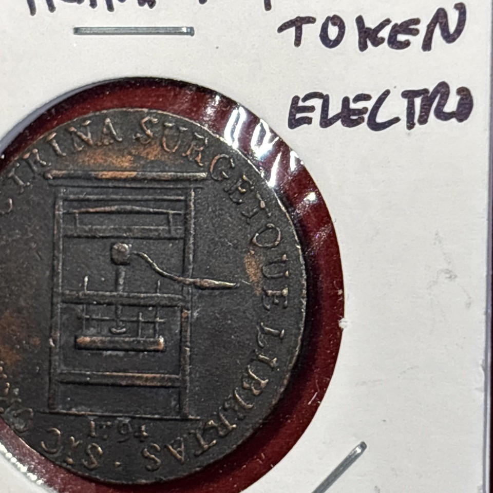 1794 Franklin Press Token Museum Electrotype | eBay