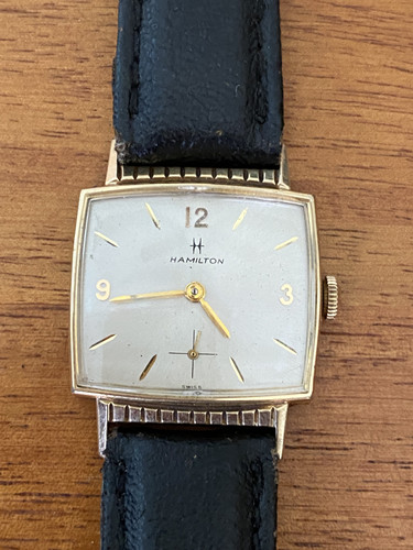 Hamilton Tank 10k Rolled Gold Bezel/Stainless Steel Back/ In Great ...