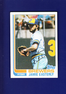 Jamie Easterly 1982 TOPPS Baseball #122 (EX) Milwaukee Brewers | eBay