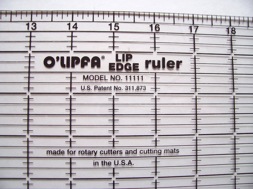 O'Lipfa Lip Edge Ruler 5” Wide x 24” Long Model #11111 Acrylic Clear | eBay