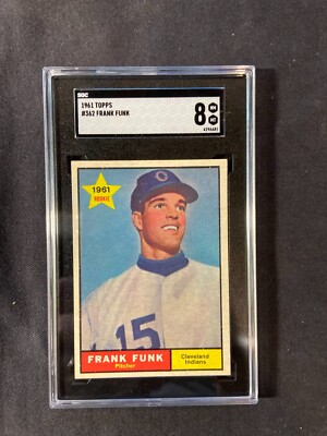 1961 topps #362 Frank Funk grade 8 | eBay